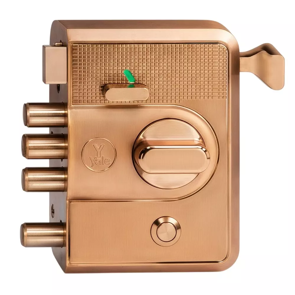 Buy Yale Cinco CBR Rim Lock Thumbturn with Key Rose Gold, CBR-500(RGL ...