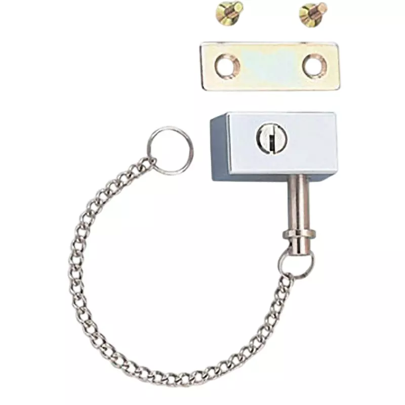 Buy TAKIGEN Small Bar Lock Zinc Alloy Satellite Chrome Plating, C-562(# ...
