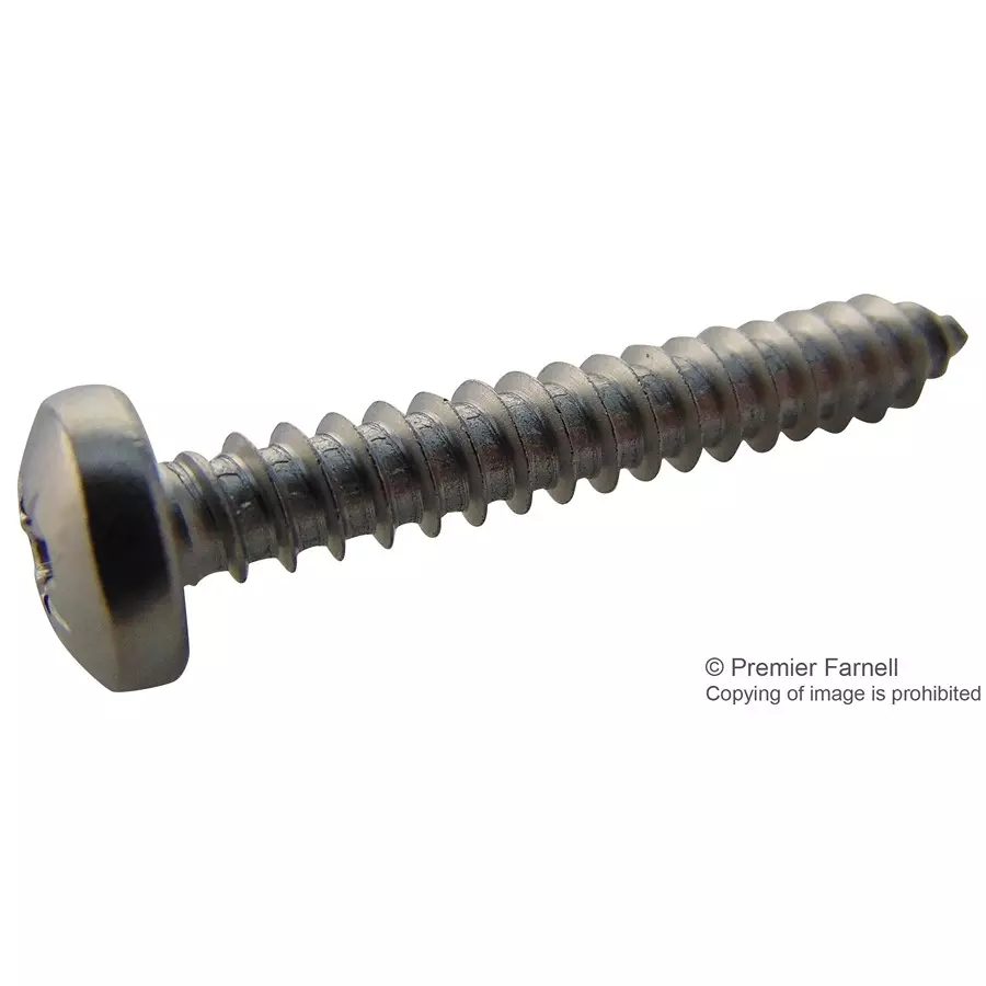 Buy TR FASTENINGS SCREW, POZI PAN, STEEL, 10X1-1/4, PK100, N101.250 ...