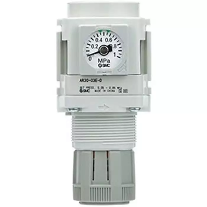 Buy SMC G 1/8 Pneumatic Regulator - 0.05MPa to 0.85MPa, 1MPa max. input, AR20-F01-D Online at ...