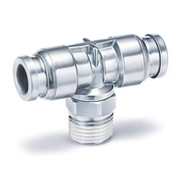 Buy SMC KQG2T Series Branch Tee, 10 mm, Threaded-to-Tube Connection ...