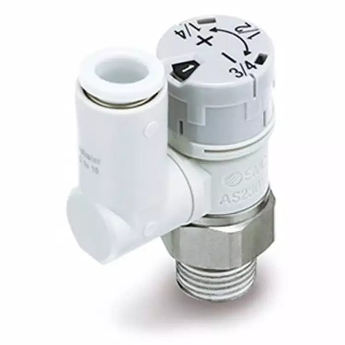 Buy SMC AS-FSA Series Threaded Speed Controller, R 1/8 Male Inlet Port x 6 mm Tube Outlet Port ...