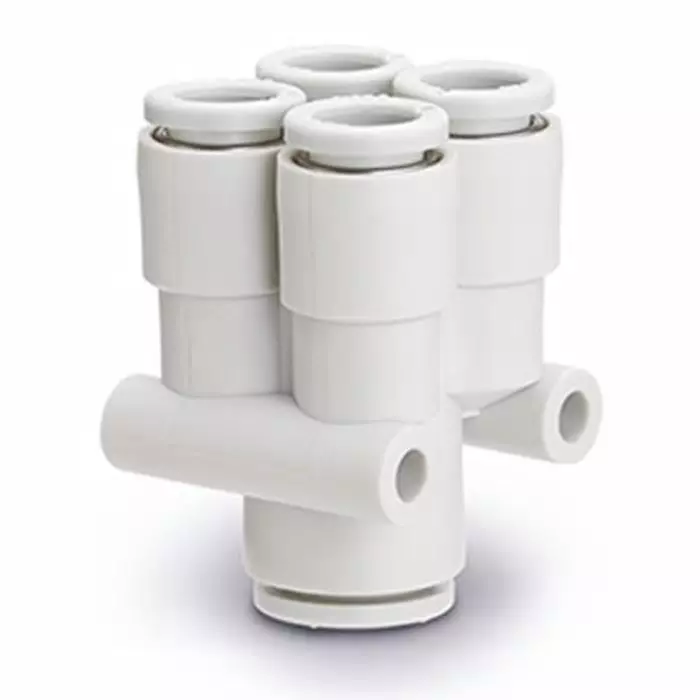 Buy SMC KQ2UD Series Union Y, 4 mm to 6 mm, Tube-to-Tube Connection ...