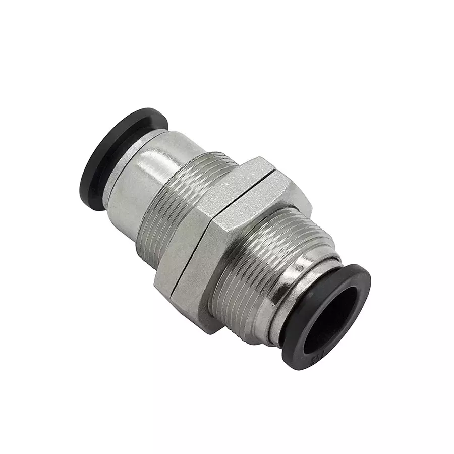 Buy Spac 08 mm EPM Polyurethane and Nylon Bulk Head Connector Online at ...