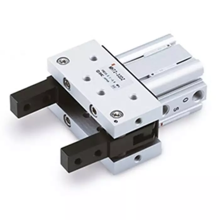 Buy SMC 2 Finger Double Action Pneumatic Gripper, Toggle Gripping Type, MHT2-50TFDZ Online at ...