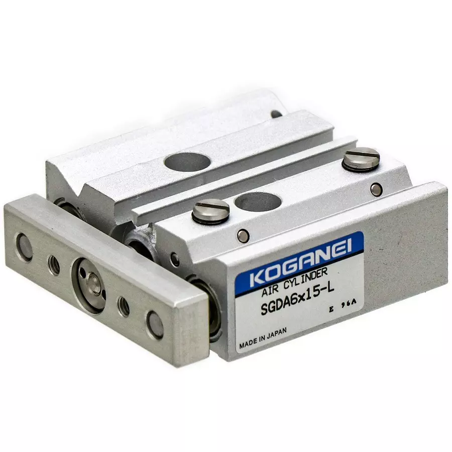 Buy KOGANEI 15 mm Stroke Jig Cylinder with Guide Double Acting 6 mm ...