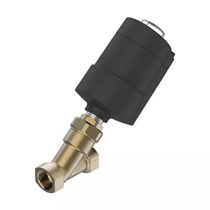 Buy Festo Angle Seat type Pneumatic Actuated Valve, G 1/8 inch to NPT 1 ...