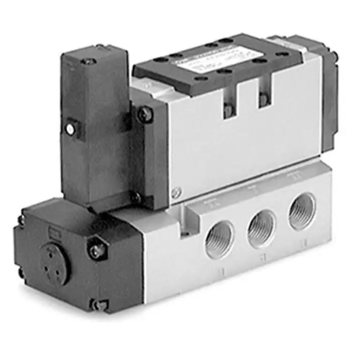 Buy SMC 3 Position Closed Center Pneumatic Solenoid Valve VFR5000 ...