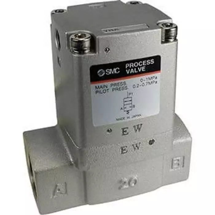 Buy SMC Pneumatic Control Valve, 2 port(s), Normally Closed, 3/4 inch ...