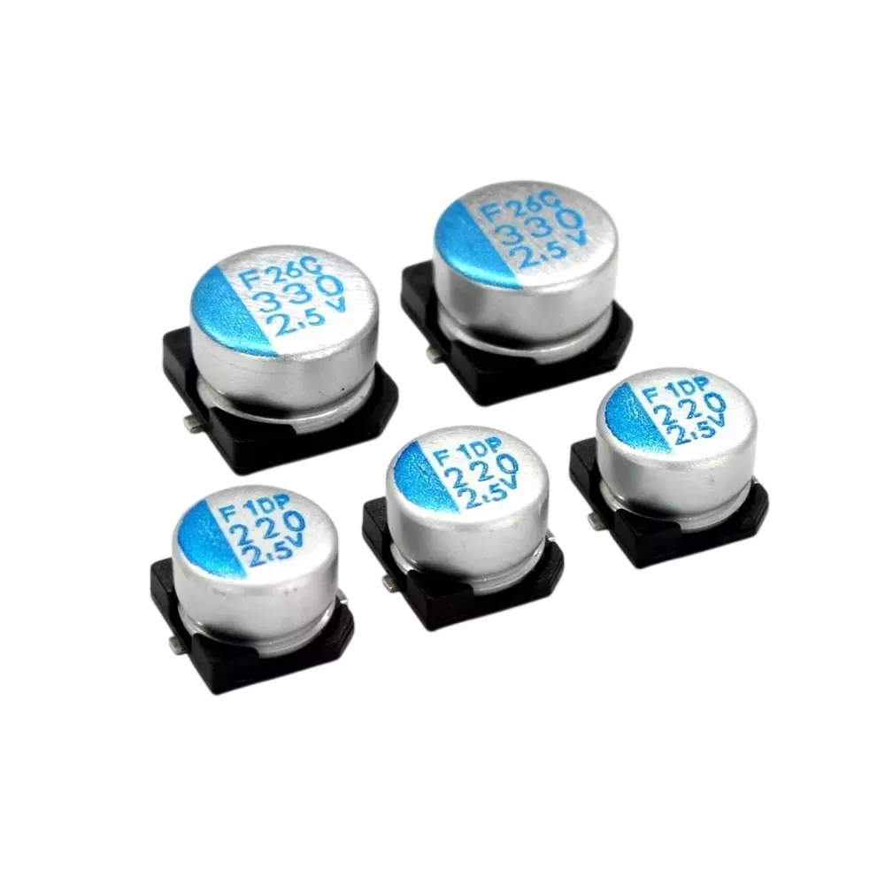 Buy CHEMI-CON Aluminum Hybrid Polymer Capacitor 330 uF Capacitance 2.5 ...