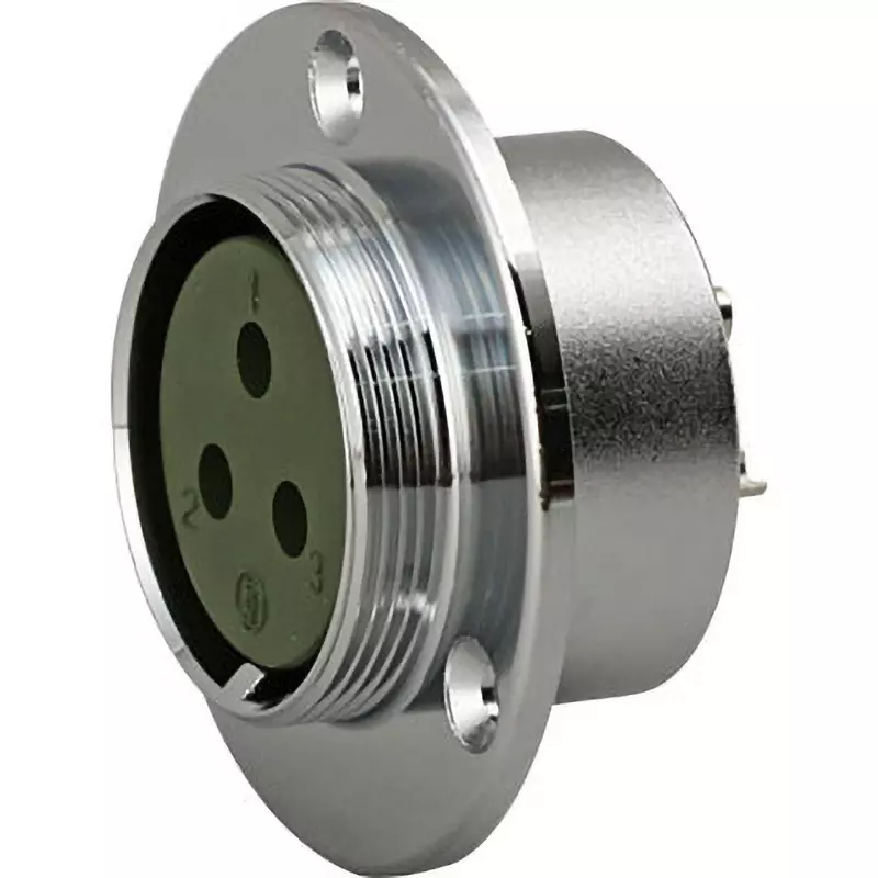 Buy Nanaboshi Metal Connector Panel Mounting Receptacle 250 V Rated ...