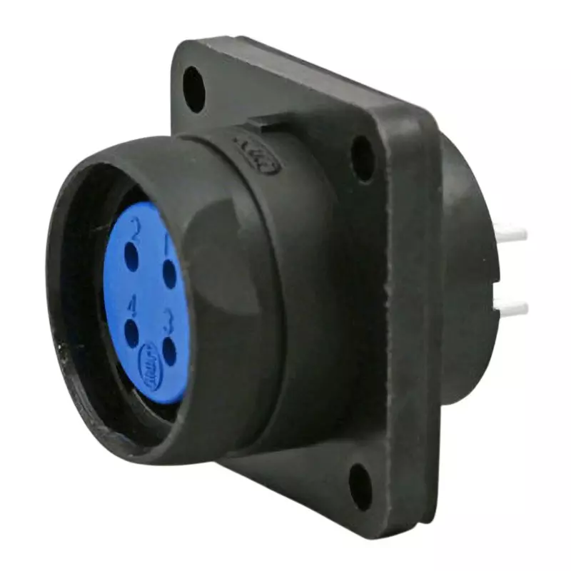 Buy Nanaboshi Metal Connector Panel Mounting Receptacle 250 V Rated ...
