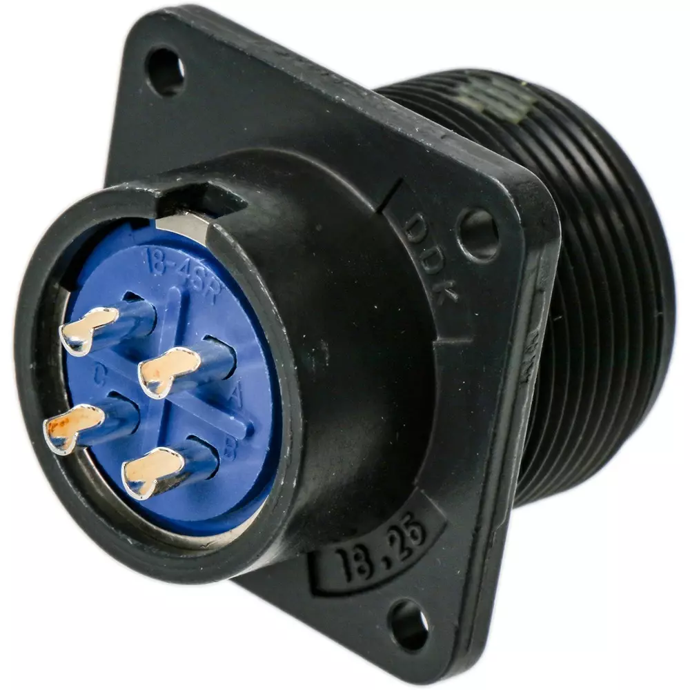 Buy FUJIKURA Round Type Box Receptacle 4 Pole, D/MS3102A18-4S Online at ...