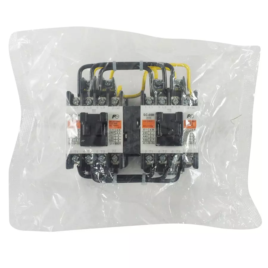 Buy Fuji Electric Standard Electromagnetic Contactor without Case Cover, SC-03HRM Coil AC200V 1B ...