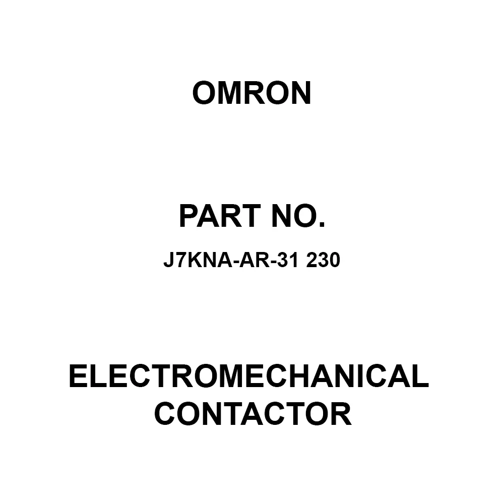 Buy Omron Electromechanical Contactor 10 Amp Current Rating 230 V AC ...