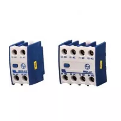 Buy L&T Front Mounting Add On Auxiliary Contact Block 1 NO + 1 NC ...