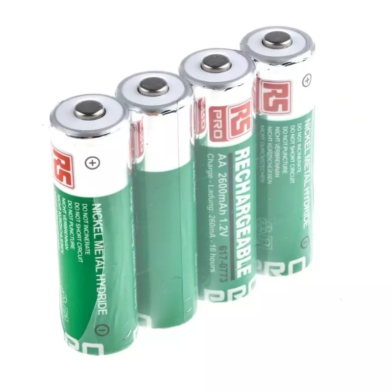 Buy RS PRO AA NiMH Rechargeable AA Battery 2.6 Ah 1.2 V, 6170773 Online in India at Best Prices