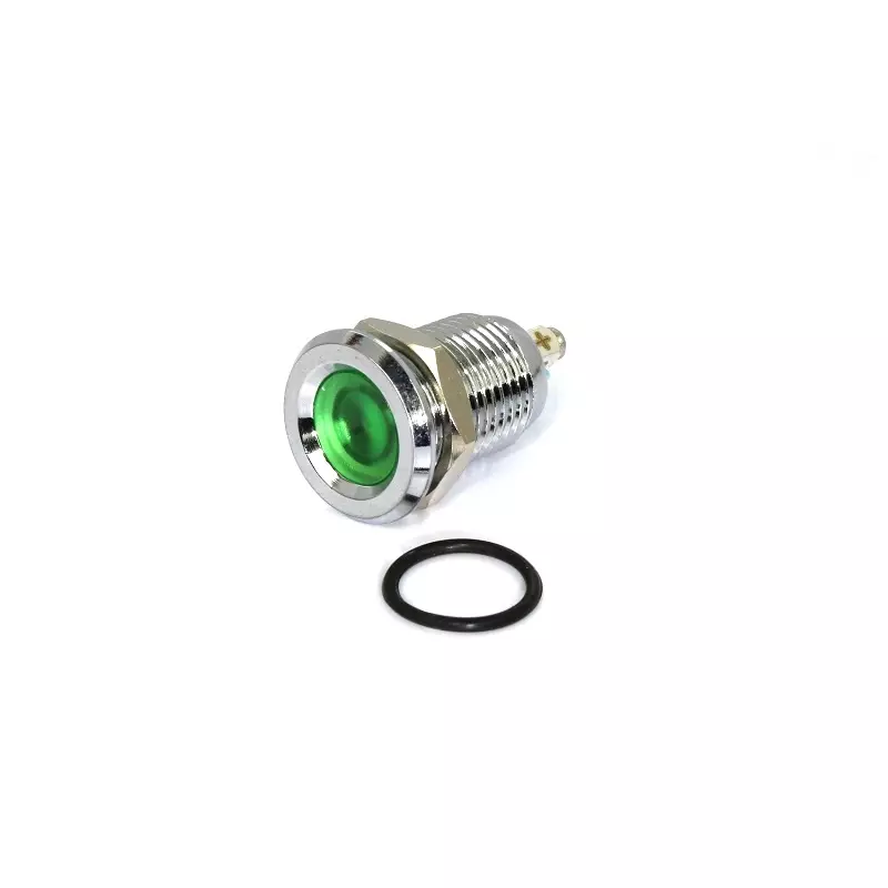 Buy GENERIC Green 10-24V 12mm LED Metal Indicator Light Online at Best ...