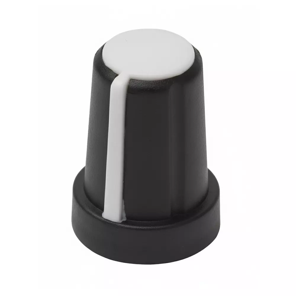 Buy DAVIES MOLDING Cylindrical Knob Polypropylene (PP) Black 16 mm ...