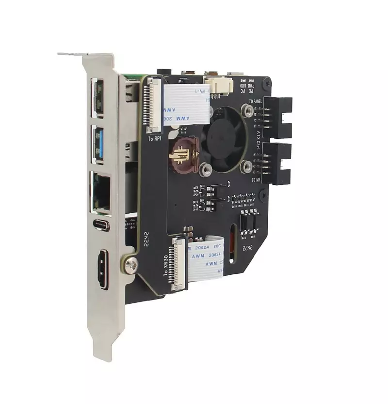 Buy GEEKWORM PCIe Version Kit for Raspberry Pi 4 Model B Open-source ...