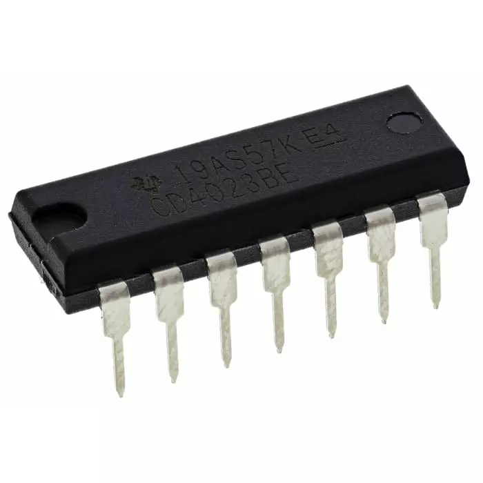 Buy Texas Instruments Triple 3-Input NAND Logic Gate, 14-Pin PDIP, CD4023BE Online at Best ...
