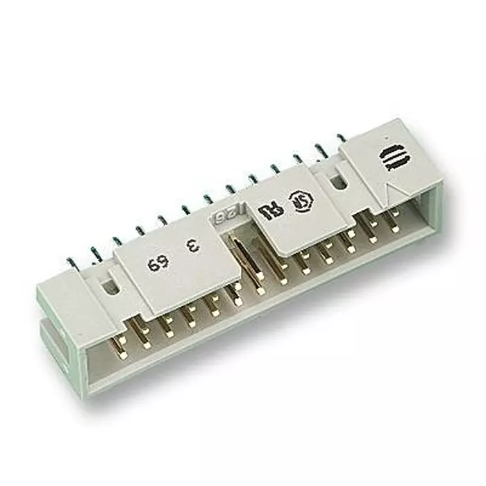 Buy Harting Pin Headers HEADER, THT, VERTICAL, 2.54MM, 20WAY, 09 18 520 ...