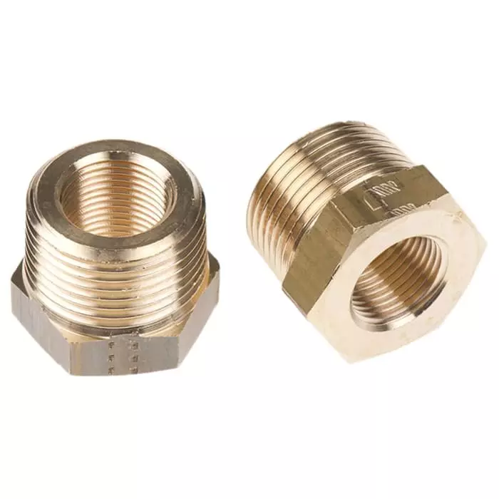 Buy Legris Brass Pipe Fitting Straight Threaded Reducer Male R 3/4 inch to Female G 3/8in, 0163 ...