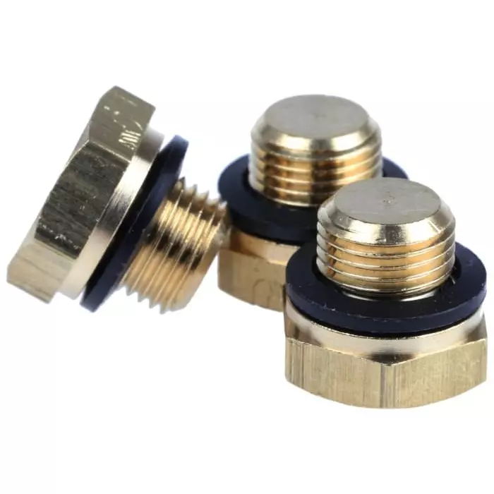 Buy Legris Blanking Plug Brass G 1/8 Threaded Connection, 0220 10 00 ...