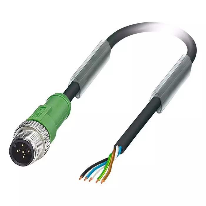 Buy Phoenix Contact Sensor Cable Assemblies SENSOR CORD, 5P, M12 PLUG ...
