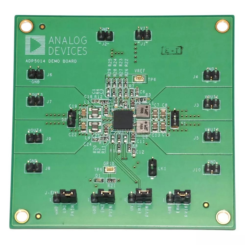 Buy ANALOG DEVICES Evaluation Board for Synchronous Step Down Regulator, ADP5014-EVALZ Online at ...