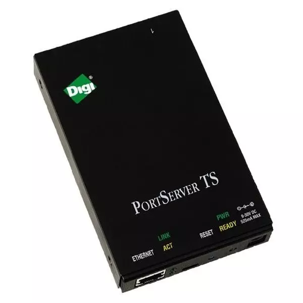 Buy DIGI INTERNATIONAL Serial Device Server Ethernet, RS-232 Interface ...