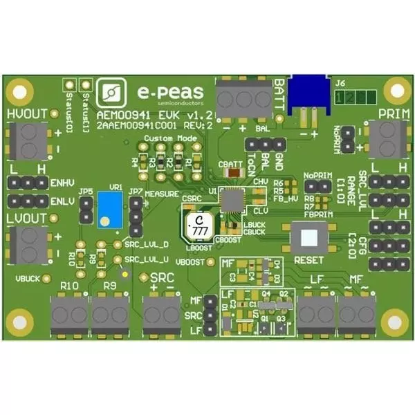 Buy e-peas Evaluation Boards Energy Harvesting 50 mV to 4.5 V Input ...