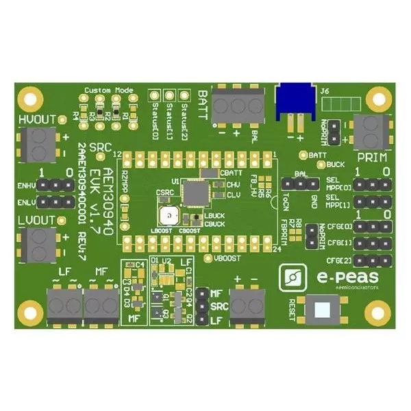 Buy e-peas Evaluation Boards Energy Harvesting 50 mV to 4.5 V Input ...