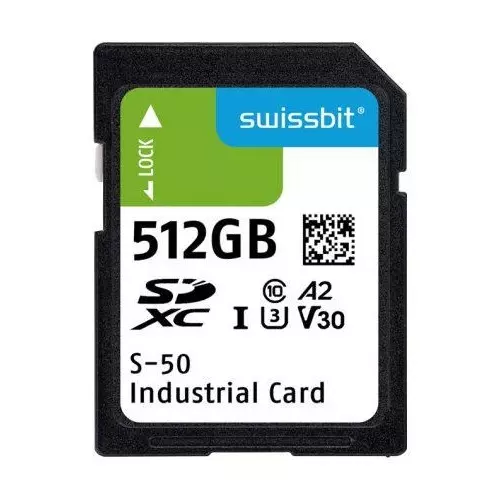 Buy SWISSBIT Industrial Micro SD Card 512 GB Memory Size 32x24x2.1 mm ...