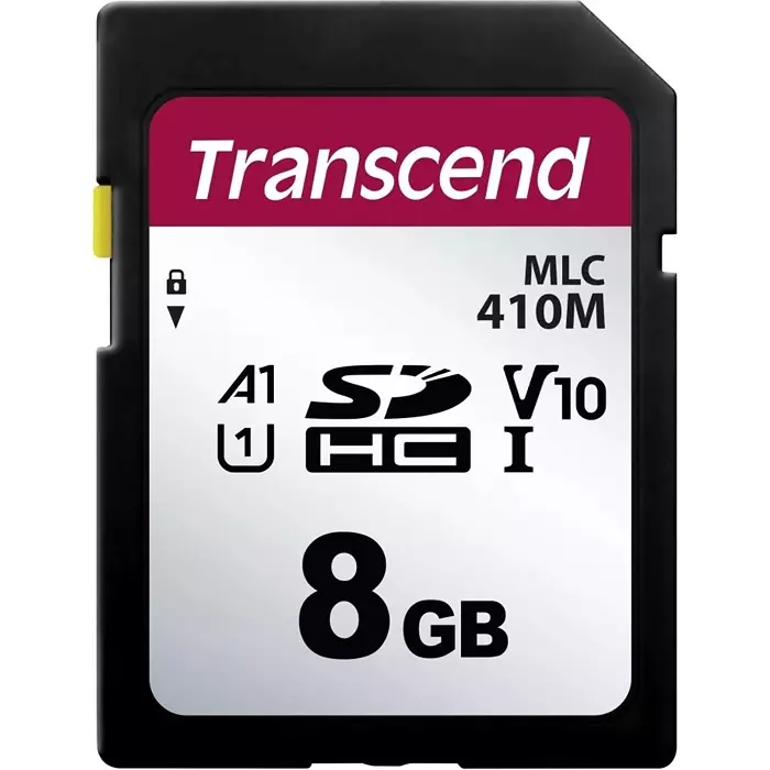 Buy Transcend 8 GB SDHC SD Card, A1, U1, V10, TS8GSDC410M Online at Best Prices - Industrybuying.