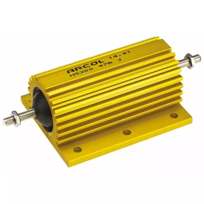 Buy Arcol 47 Ω 200W Wire Wound Chassis Mount Resistor ±5%, HS200 47R J ...