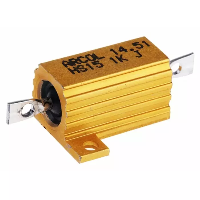 Buy Arcol 1k Ω 15W Wire Wound Chassis Mount Resistor ±5%, HS15 1K J ...