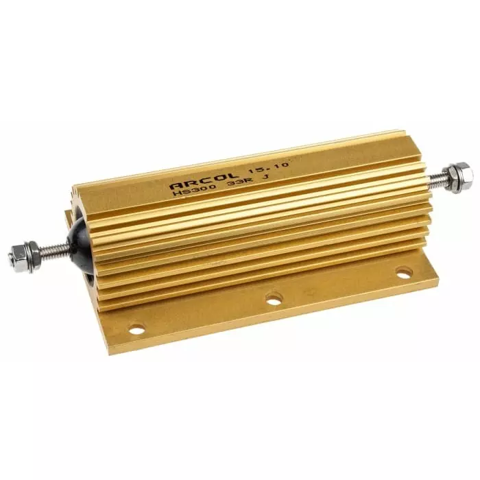 Buy Arcol 33 Ω 300W Wire Wound Chassis Mount Resistor ±5%, HS300 33R J ...