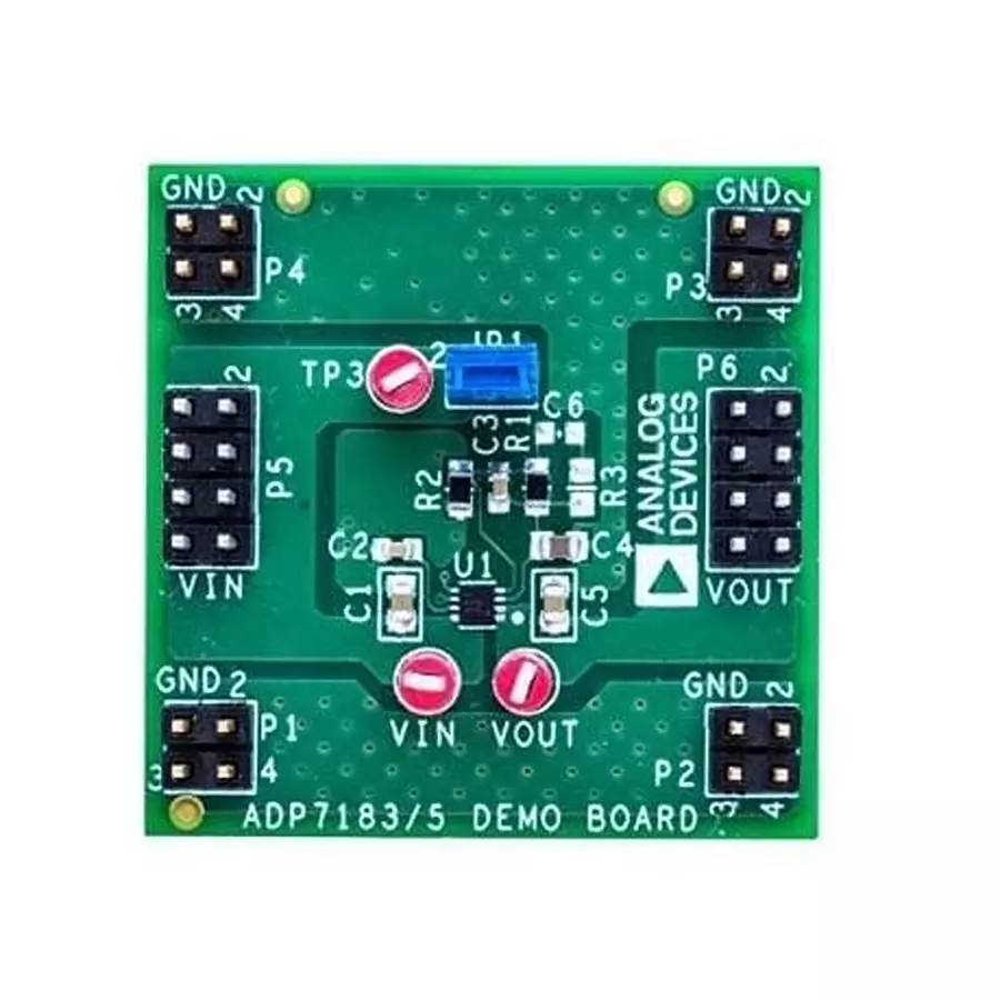 Buy ANALOG DEVICES LDO Voltage Regulator -2 to 5.5 V Input Voltage, ADP7185-3.3-EVALZ Online at ...