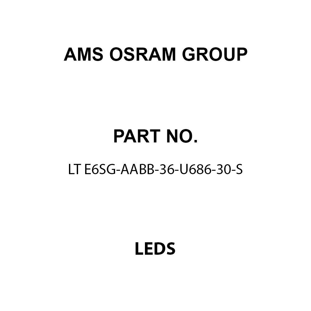 Buy AMS OSRAM GROUP LEDs SMD/SMT Green Illumination Color, LT E6SG-AABB ...
