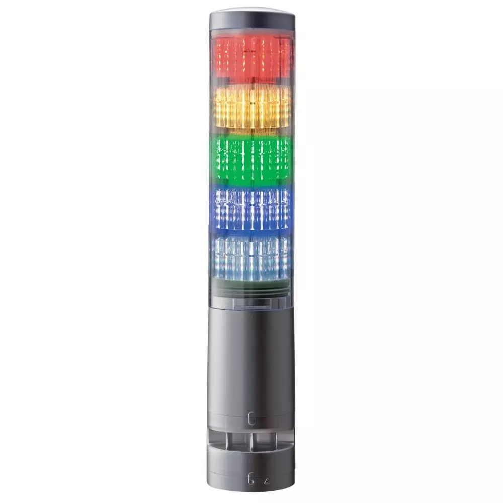 Buy Patlite LA6 Series Clear Buzzer Signal Tower 5 Lights 24 V DC ...