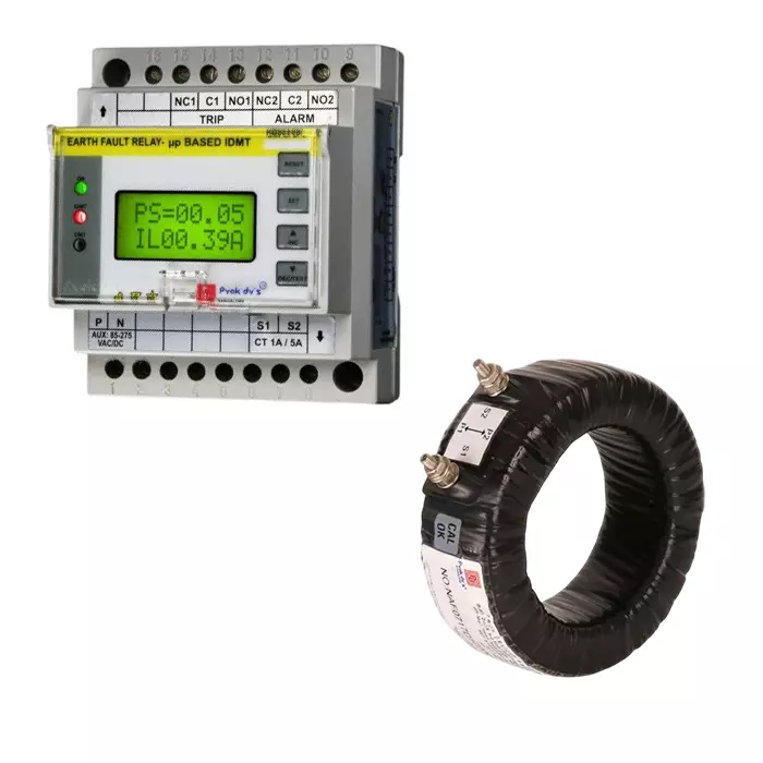 Buy Prok DVs Digital Earth Fault Relay With Moulded Case CBCT Flush ...