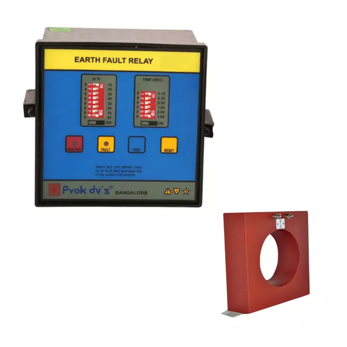 Buy Prok DVs Static Earth Fault Relay With Resin Cast CBCT 10-80% Range ...