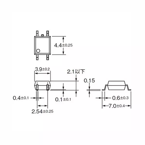 Buy Omron Mos Fet Relay Sop 4-Pin Low Terminal Low On-Resistance, G3VM ...