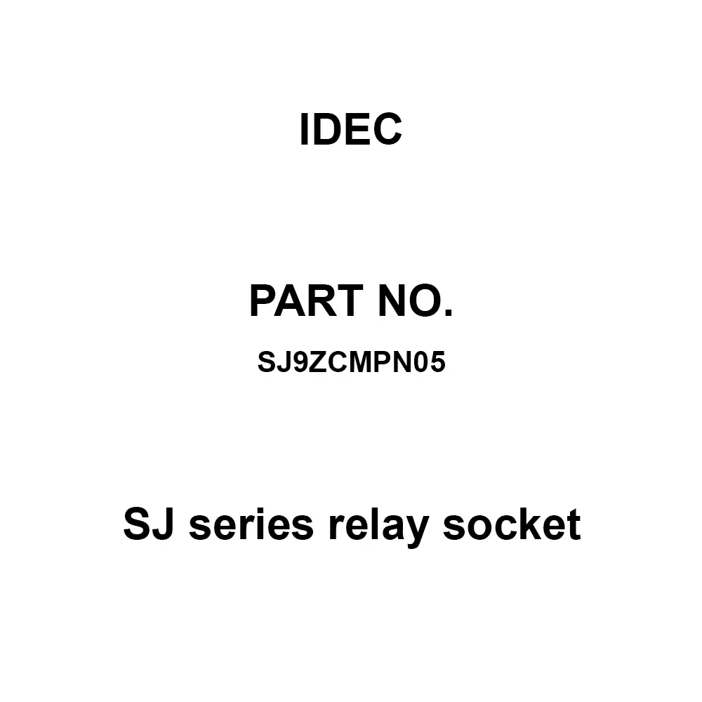Buy IDEC SJ Series relay socket Release Lever (Compatible With Marking ...