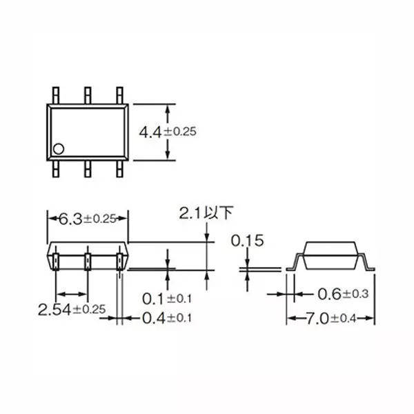 Buy Omron Mos Fet Relay Sop 6-Pin General-Purpose Type 1a, G3VM-61H1(TR) (Pack 2500 pcs) Online ...