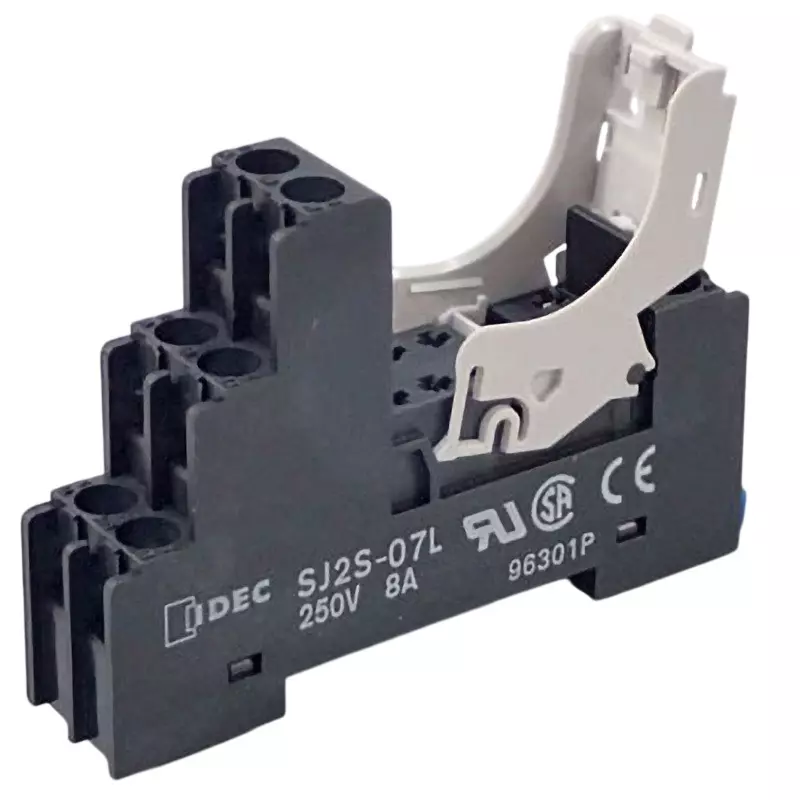 Buy IDEC Relay Socket Sj Series M3 ± Both Screws (Self-Up) AC/DC250 V 2 ...