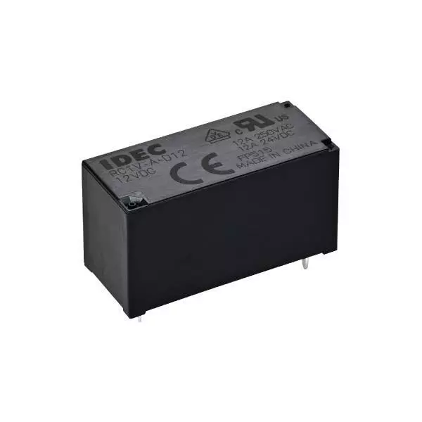 Buy IDEC Low Profile Relay 2 Form C (DPDT) 12 V DC 8 Amp Solder Pin ...