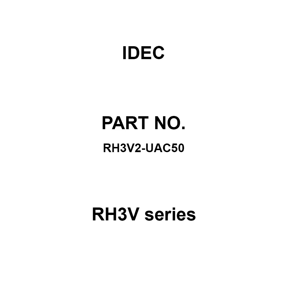 Buy IDEC RH3V Series 3C Printed Circuit Board Terminal, RH3V2-UAC50 ...
