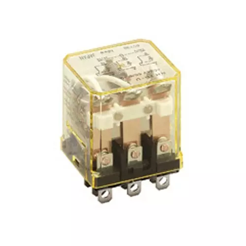 Buy IDEC RH Type Power Relay Blade Terminal 3 Poles Coil Voltage 220 V ...